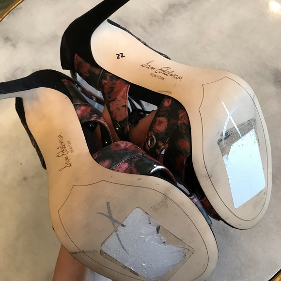 Sam Edelman | Shoes | Phoebe Leather Sam Edelman Heels | Poshmark
